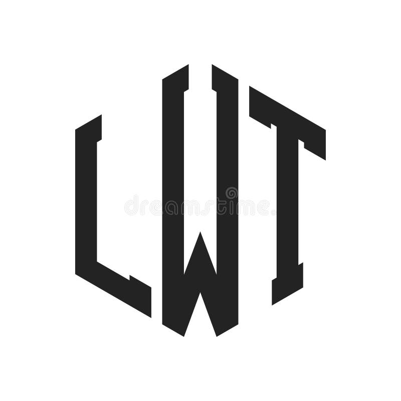 LWT Logo Design. Initial Letter LWT Monogram Logo Using Hexagon Shape ...