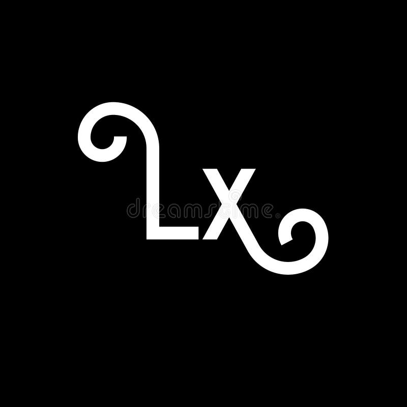 LX Letter Logo Design. Initial Letters LX Logo Icon. Abstract Letter LX ...