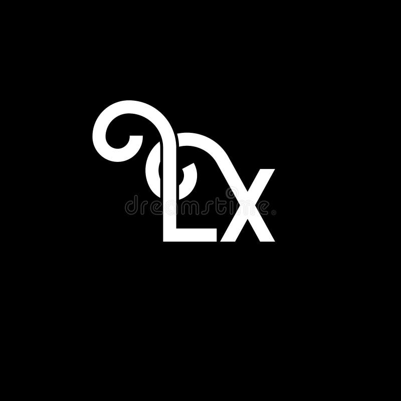 LX Letter Logo Design. Initial Letters LX Logo Icon. Abstract Letter LX ...