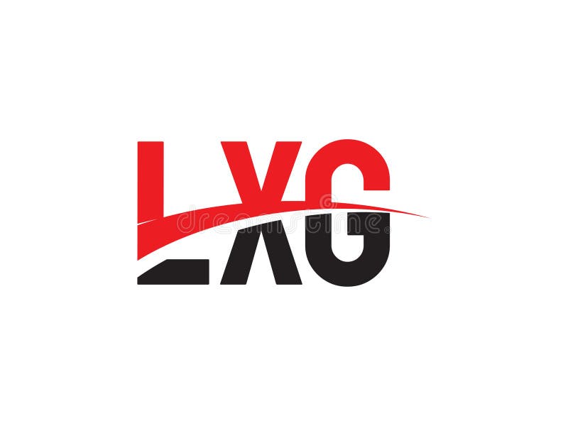 LXG Letter Initial Logo Design Stock Vector - Illustration of corporate ...