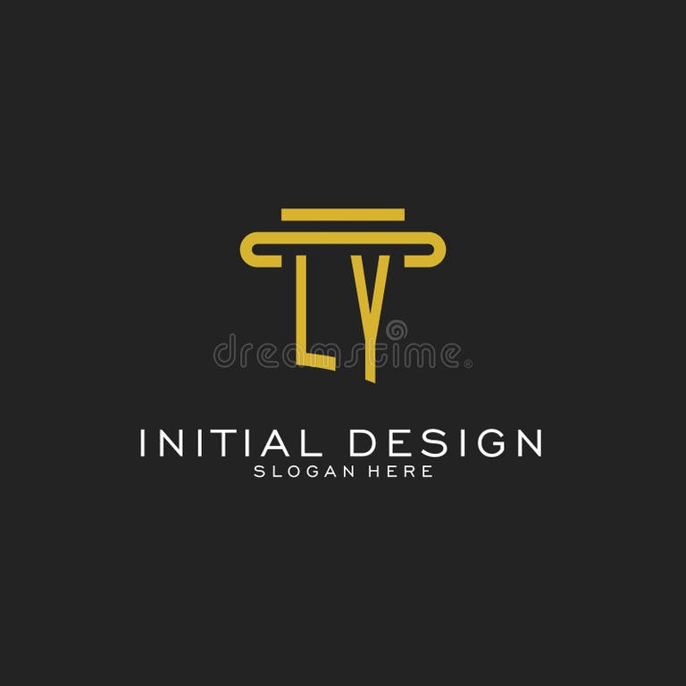 Ly Simple Monogram Logo Icon Design Stock Illustrations – 460 Ly Simple ...