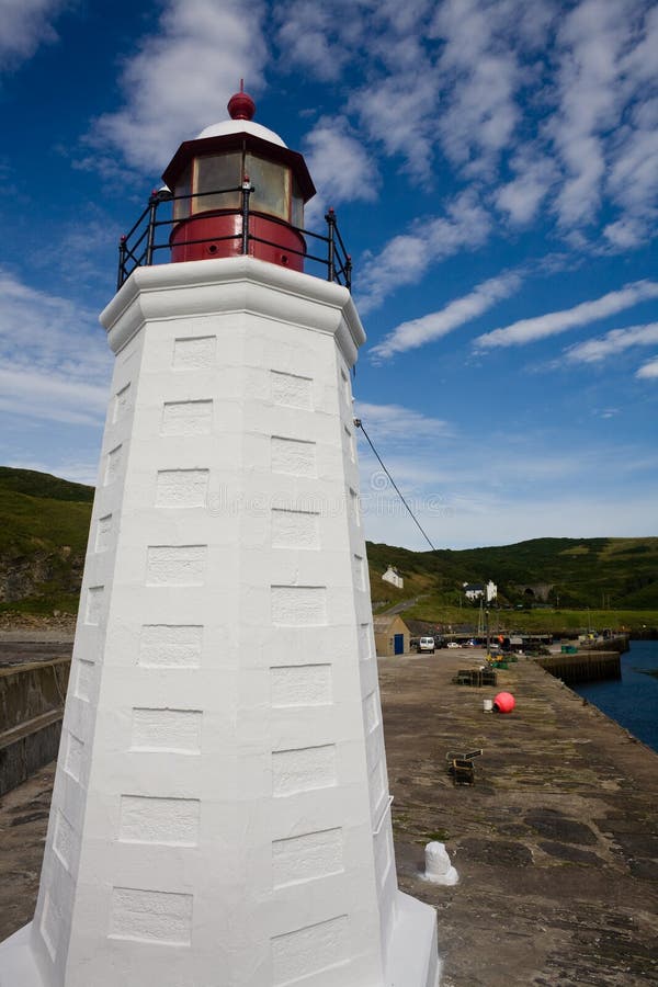 Lybster Lighthouse, Scotland Stock Photo - Image of scotland, europe ...