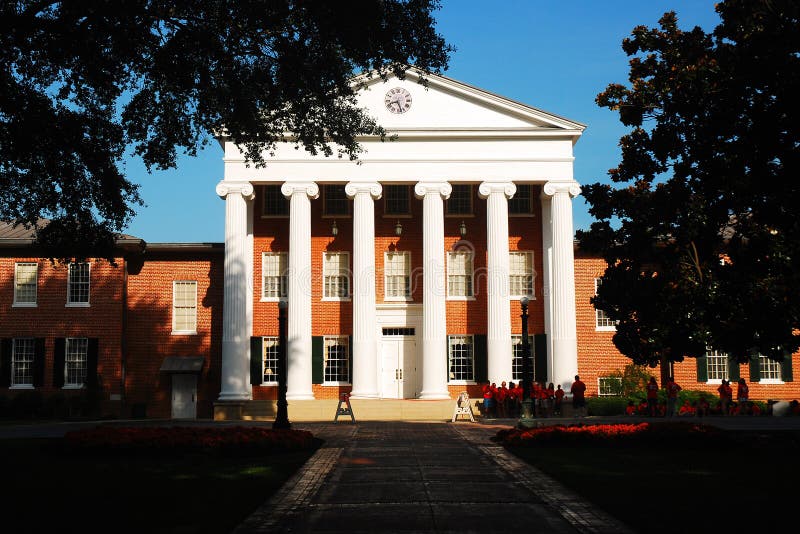 The Lyceum University of Mississippi Editorial Stock Photo - Image of ...