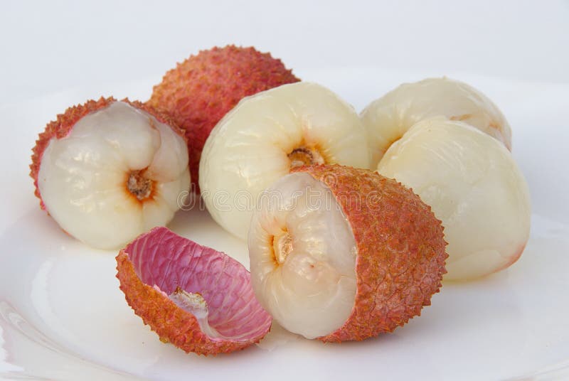 Lychee stock image. Image of exotic, seed, isolated, juicy - 3923383