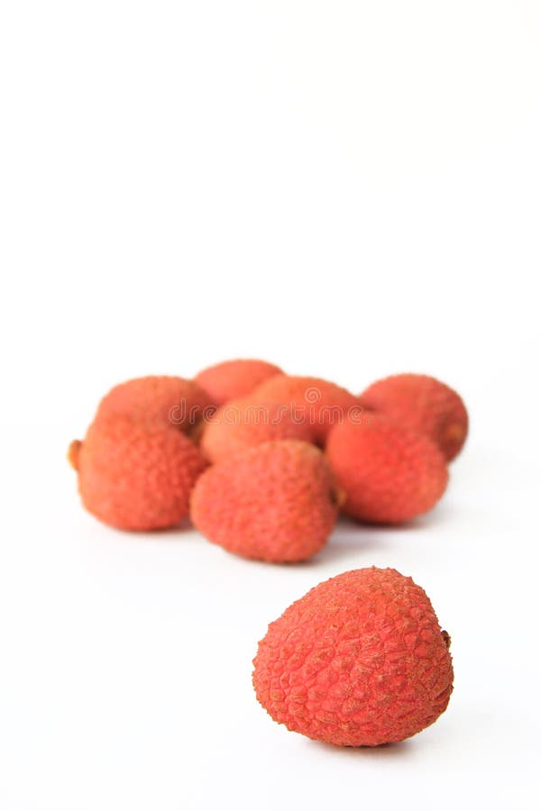 Lychee Da Fruto (el Lichí Chinensis) Foto de archivo - Imagen de varios ...