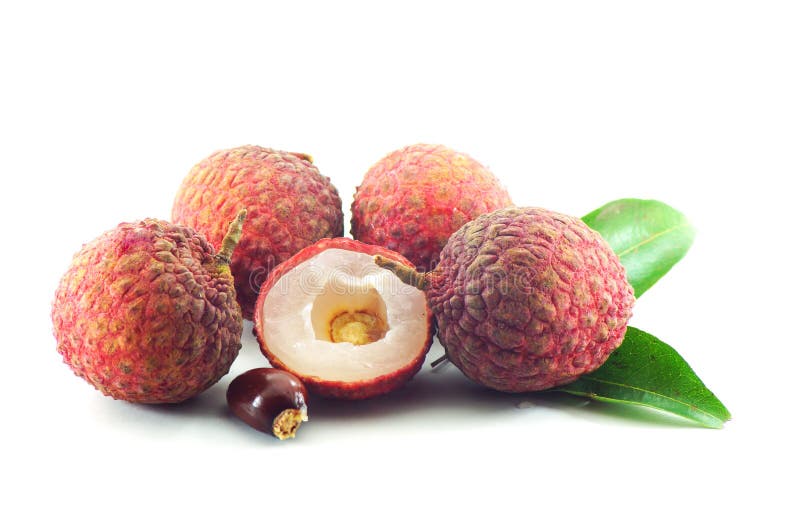 Lychee stock image. Image of closeup, fruit, healthy - 43925387