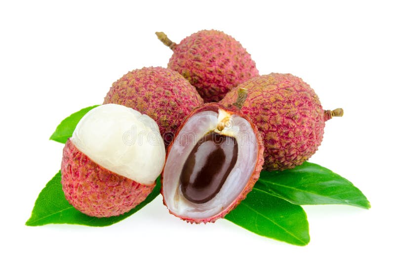Lychee stock image. Image of chopped, closeup, healthy - 72693961