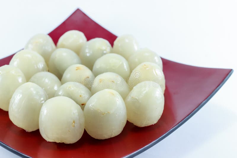Lychee. Fresh lychees stock photo. Image of eating, isolated - 41704670