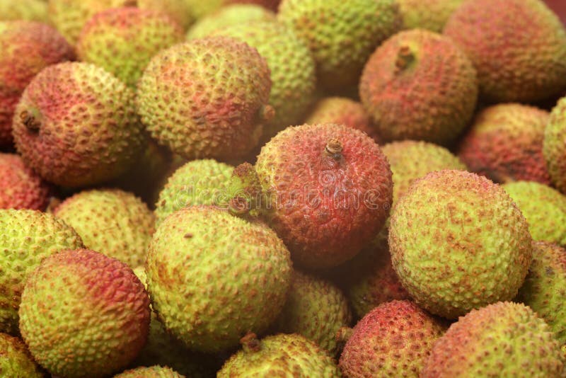 Lychee Fruit. Fresh Lychees Fruit Stock Photo - Image of open, healthy ...