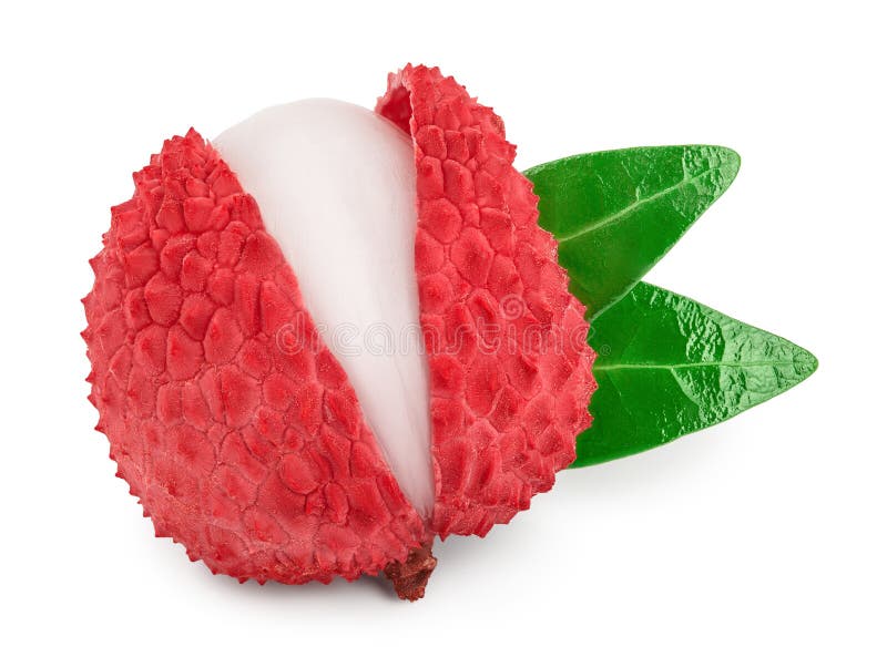 Single Open Lychee White Background Photos - Free & Royalty-Free Stock ...