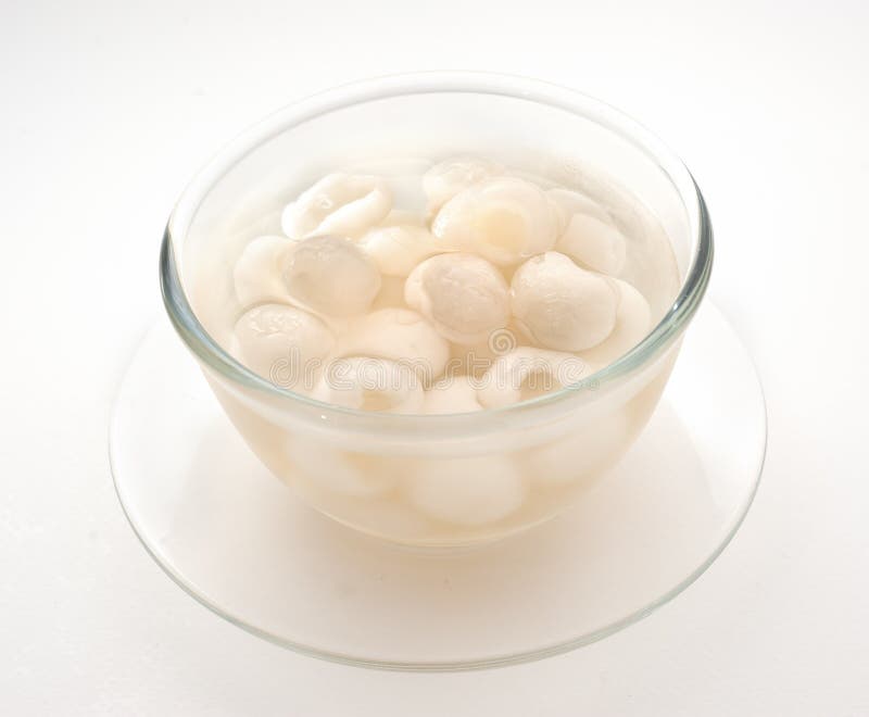 Lychee with ice dessert stock photo. Image of dessert - 43869352