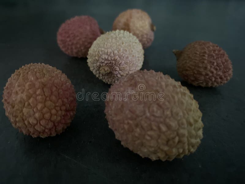 Lychee in the Kitchen on the Table, in Details Stock Photo - Image of ...