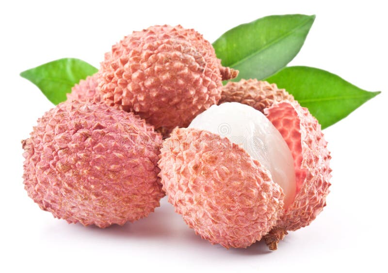 Lychee or Litchi Fruit stock photo. Image of group, soapberry - 17476040