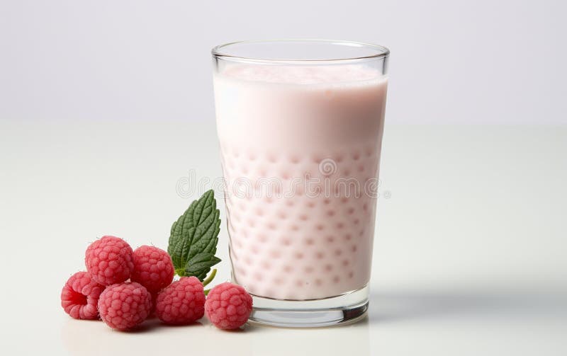 Lychee Milkshake Juice on Transparent Background Stock Illustration ...