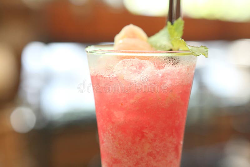 Lychee mocktail drink stock image. Image of mixed, punch - 141579737