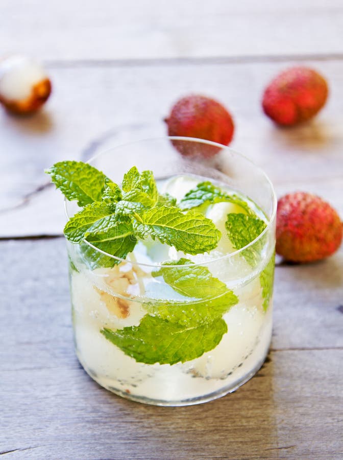 Lychee Mojito Stock Photo - Image: 41862290