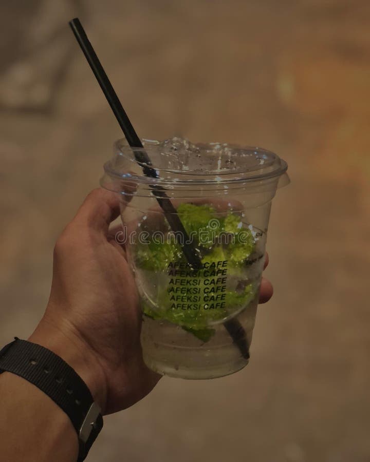 Lychee Mojitto Best Drink in this Cafe Stock Image - Image of lychee ...