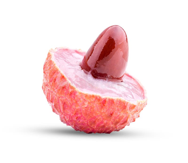 Open Lychee And Three Others On Slate Stock Image - Image of field ...