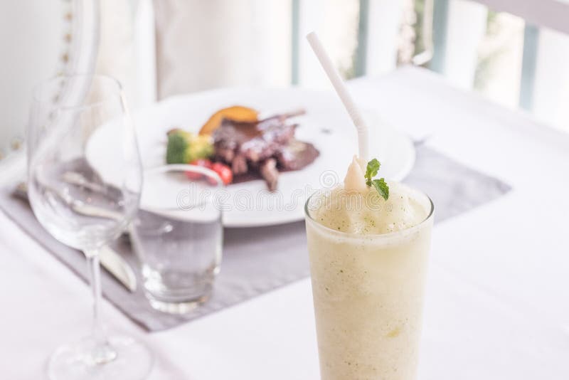 Lychee Shake stock image. Image of natural, food, beverage - 44719819