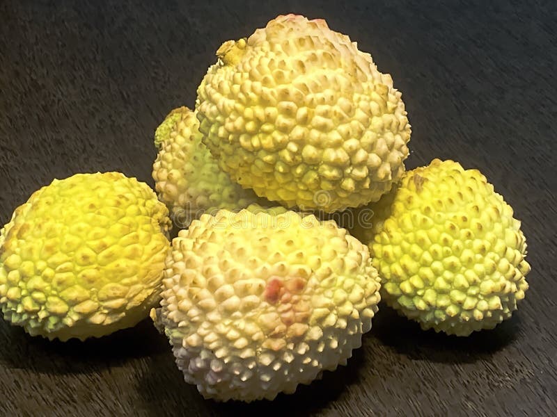 Lychee- Small Rounded Fruit with Sweet White Scented Flesh, a Large ...
