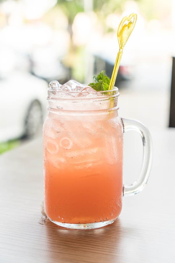 Lychee soda on the table stock photo. Image of liquid - 141581428