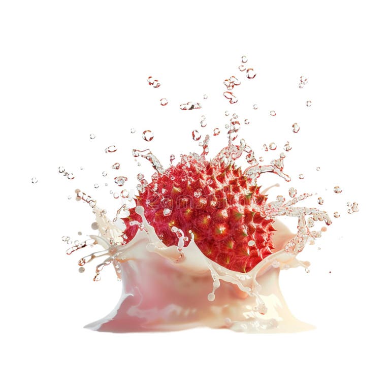 Lychee Splash on Transparent Background - Ai Generated Stock ...