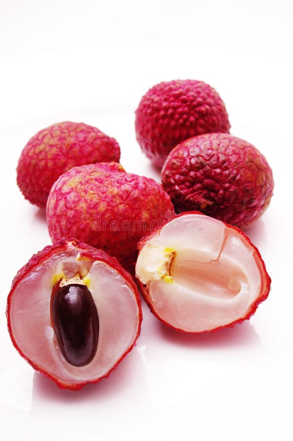Lychees stock photo. Image of sweet, food, chinensis, exotic - 9859618