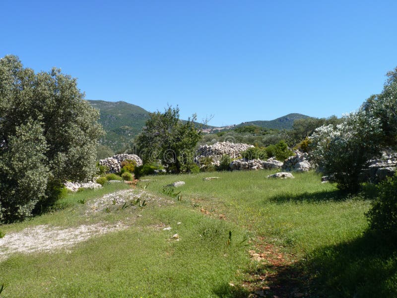 On the Lycian Way Long-distance Trail, Turkey: a Typical Section Stock ...