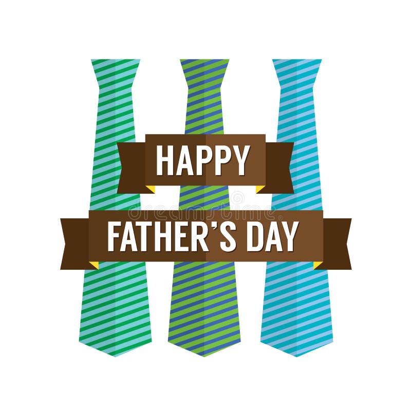 Lyckliga faders dag vektor illustrationer. Illustration av mall - 39794725