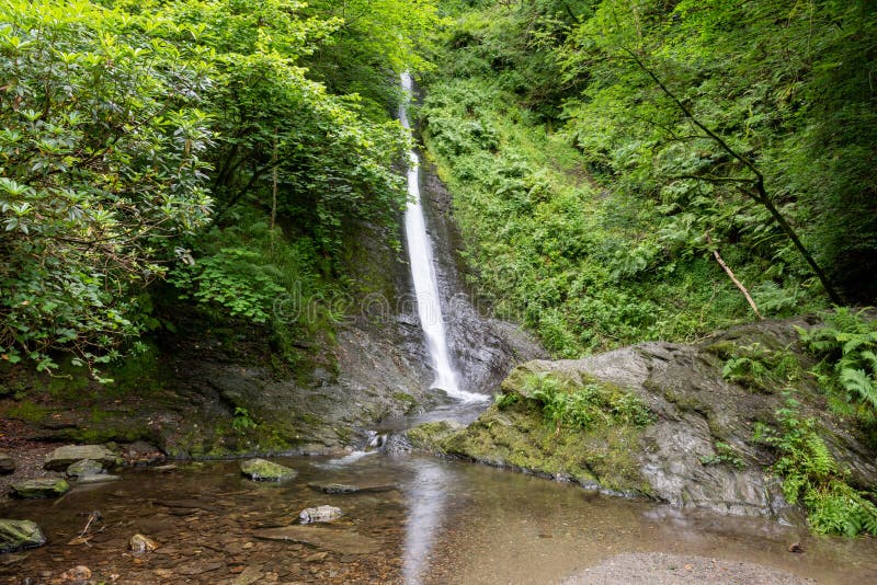 Lydford Gorge in Devon stock photo. Image of geology - 253112354