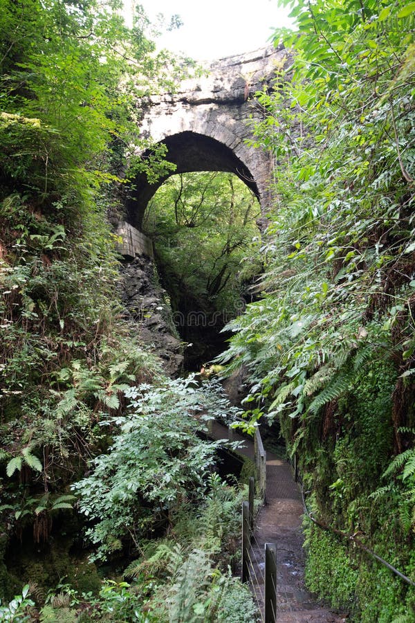 Lydford Gorge in Devon stock image. Image of gorge, architecture ...