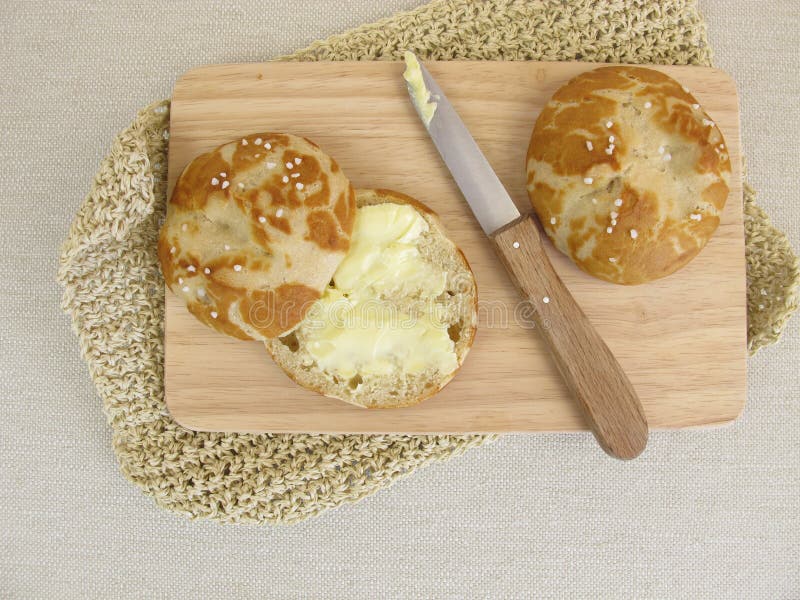 Lye Roll Cut Half Buttered Stock Photos - Free & Royalty-Free Stock ...