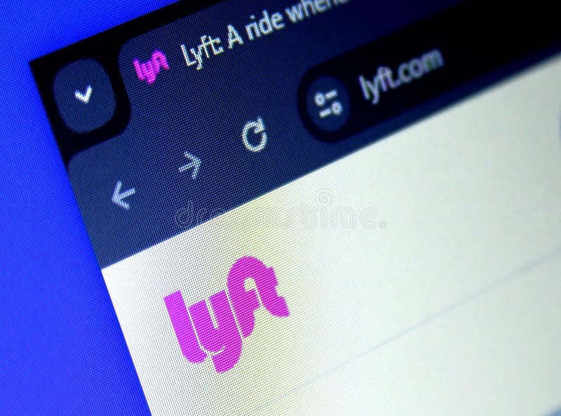 Lyft mobility logo editorial stock photo. Image of brand - 301198518