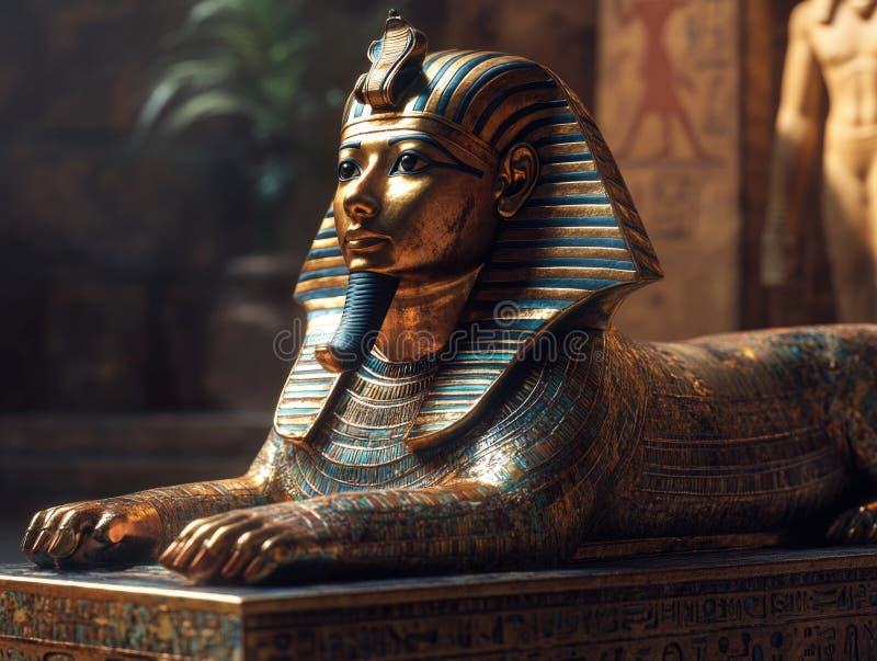 Egyptian Pharaoh Statue Lying Down Stock Photos - Free & Royalty-Free ...
