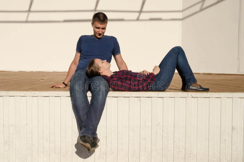 Young Happy Couple Guy Lying Girls Lap Stock Photos - Free & Royalty ... Young Happy Couple Guy Lying Girls Lap Stock Photos - Free & Royalty ...
