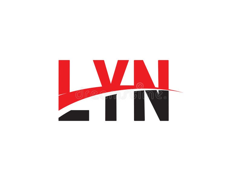 LYN Letter Initial Logo Design Stock Vector - Illustration of company ...