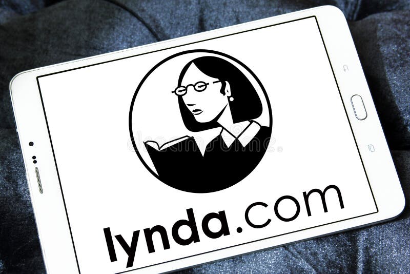 Lynda logotipo de COM foto de archivo editorial. Imagen de vector ...