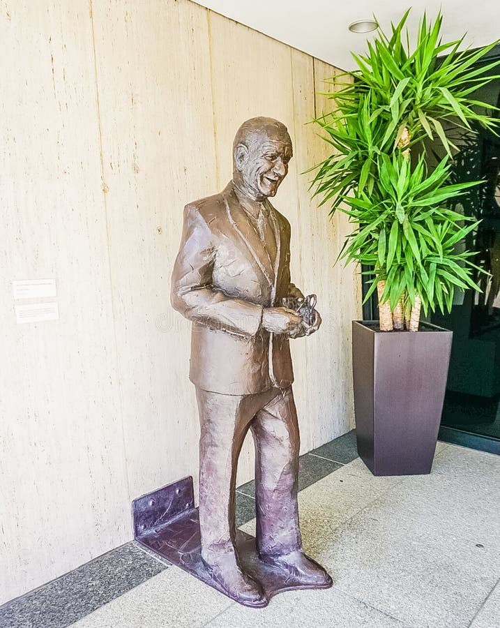 AUSTIN TEXAS- SEPTEMBER 17, 2017: Big Bird at Lyndon B Johnson LBJ ...
