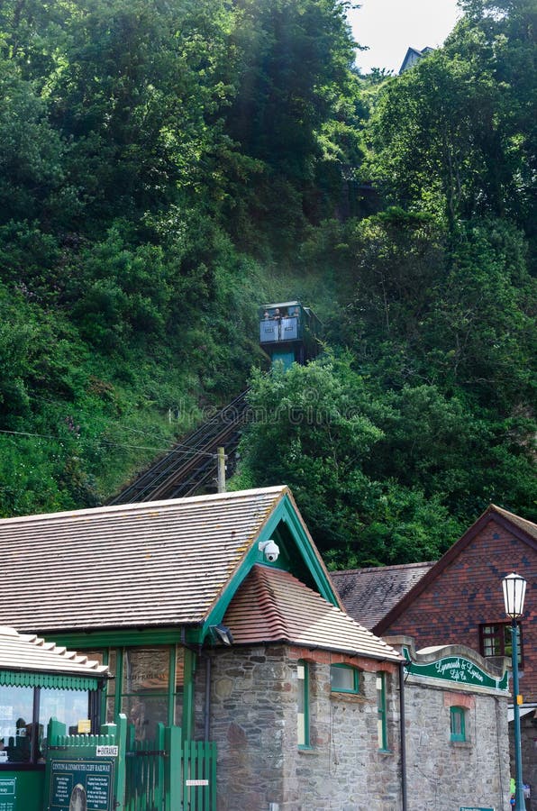 Lynmouth & Lynton Cliff Railway Editorial Stock Image - Image of ...