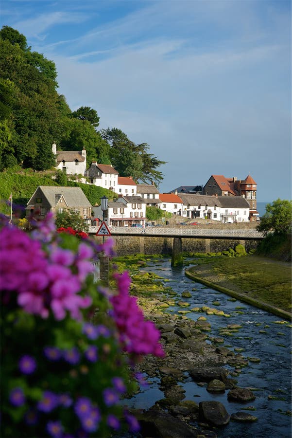 Lynmouth, North Devon UK editorial image. Image of resort - 51396640