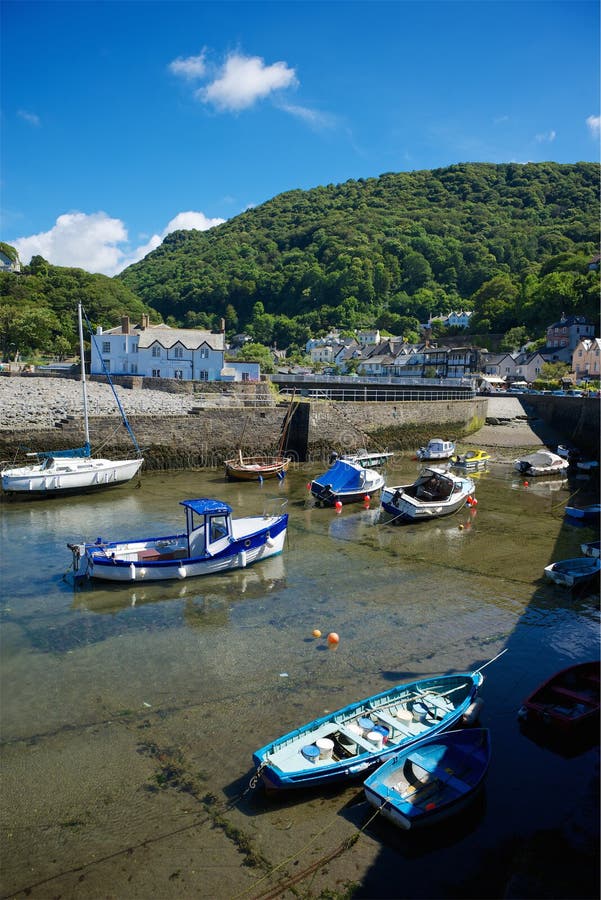 Lynmouth, North Devon UK editorial stock photo. Image of tourism - 51396993