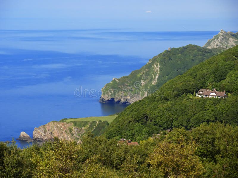 Lynton stock image. Image of lynton, dramatic, beautiful - 12443001