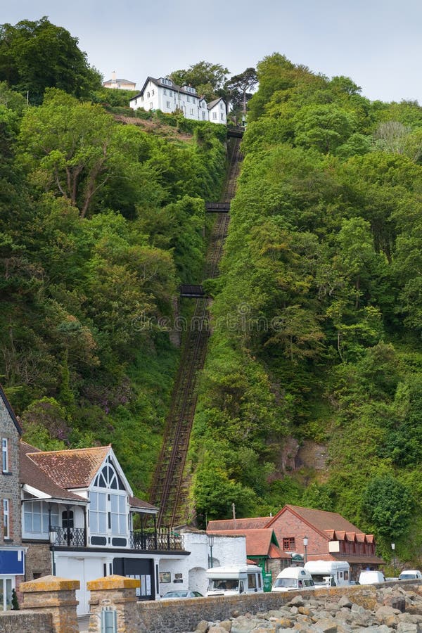Lynton and Lynmouth Railway Stock Image - Image of cliff, devon: 29972231