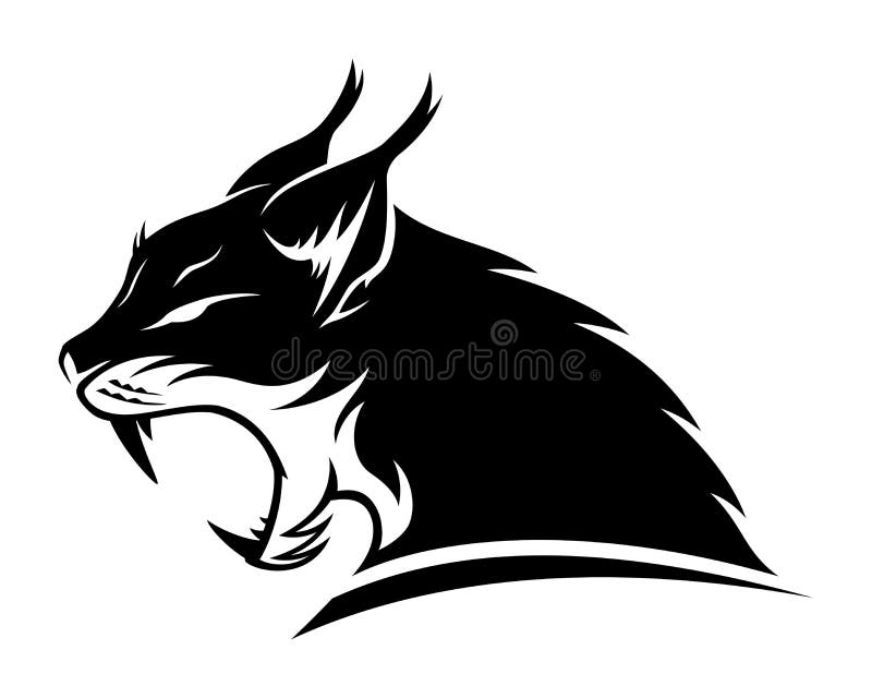 Lynx Silhouette Stock Illustrations – 833 Lynx Silhouette Stock ...