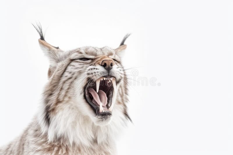 Lynx Screaming Stock Illustrations – 6 Lynx Screaming Stock ...