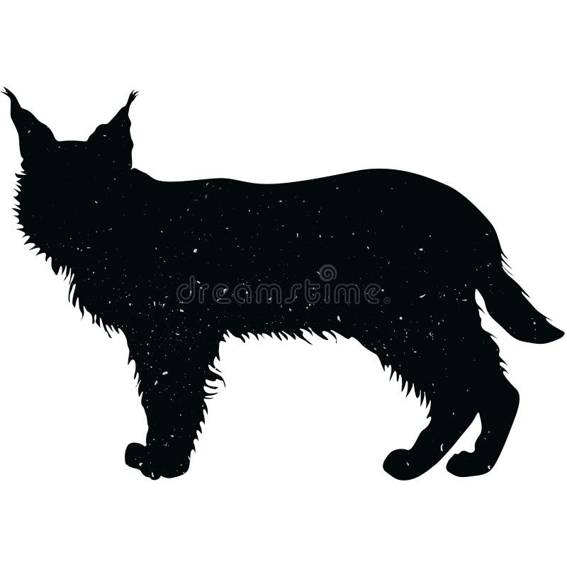 Shadow Animal Icon Silhouettes Isolated on Dark Black Graphical in ...