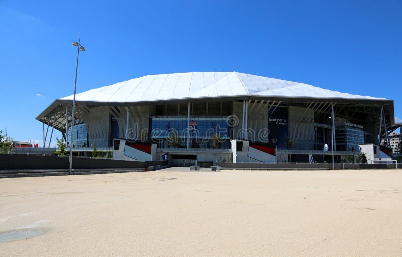 Lyon, France - August 15, 2018: Main Stadium Editorial Photo - Image of ...