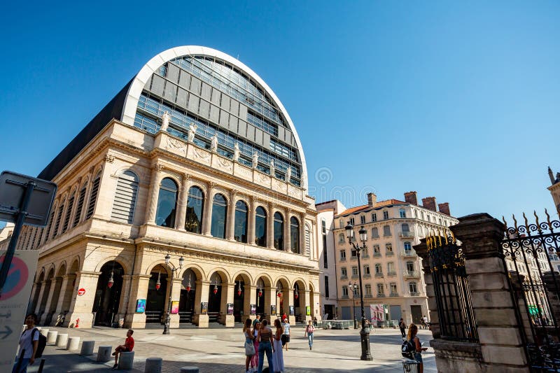 Lyon, France - September 7 2023: Opera House Editorial Photography ...