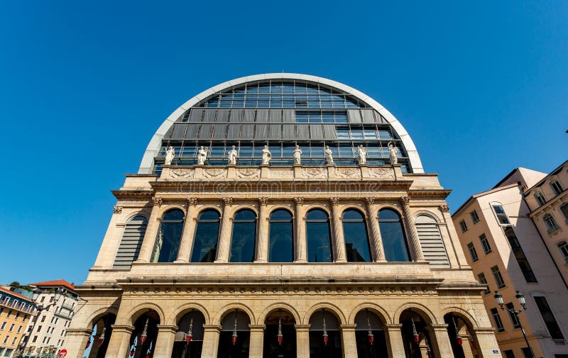 Lyon Opera house, France stock photo. Image of downtown - 361157932