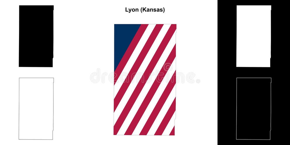 Lyon outline map stock vector. Illustration of shape - 323909028